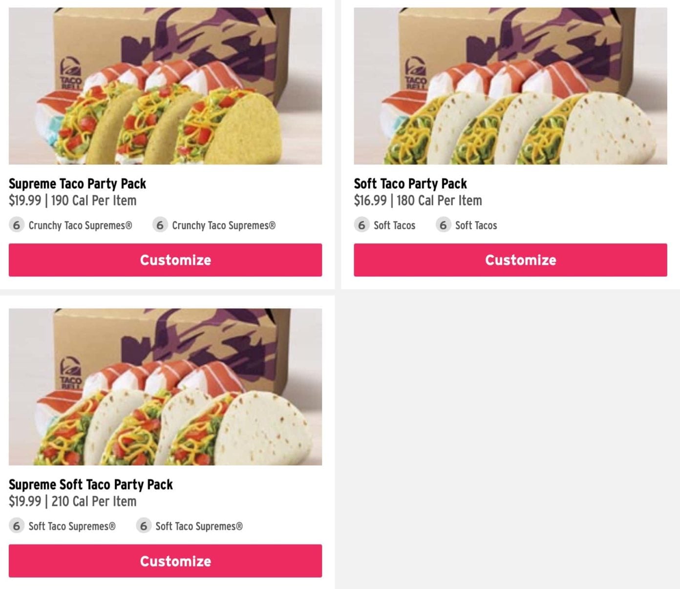 Taco Bell Menu With Prices – Restaurant Menu Price